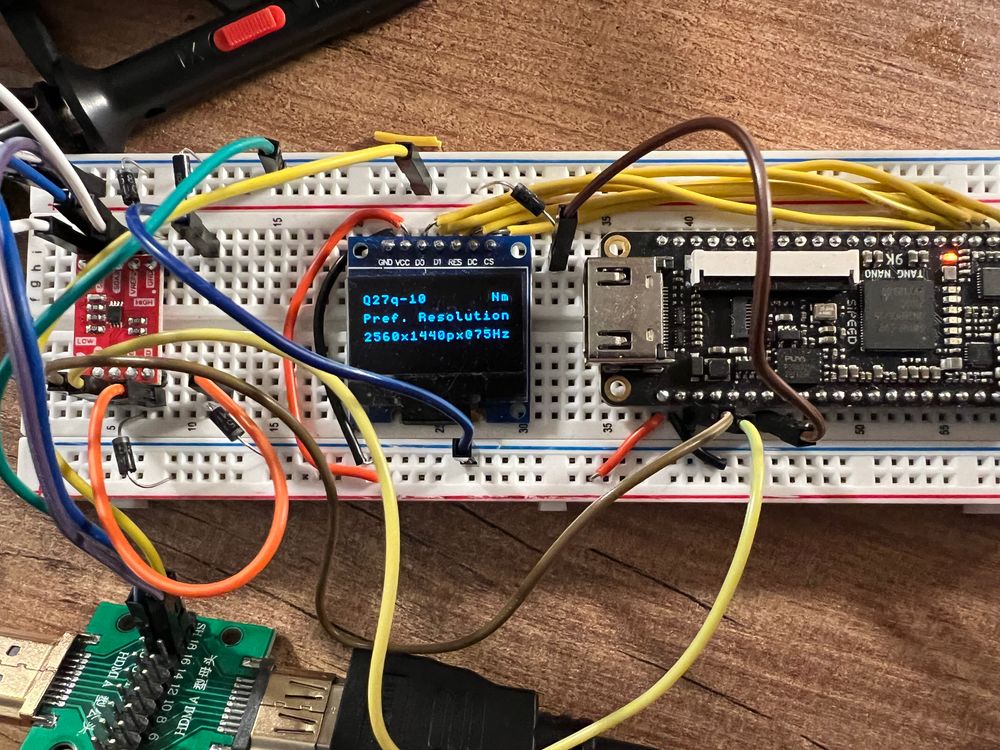 Tang Nano 9K: Project EDID