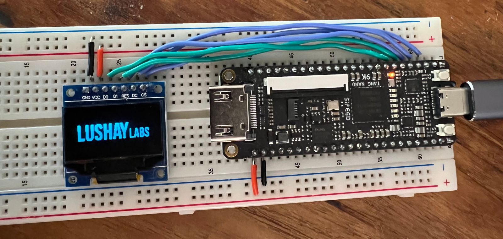 Tang Nano 9K: OLED Screen 101