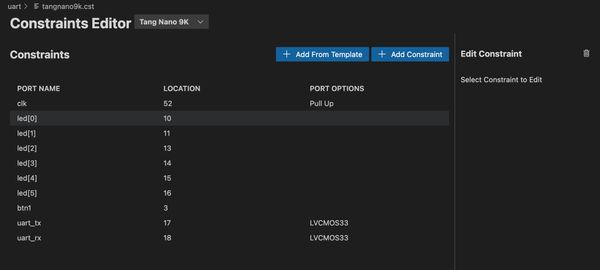 Tang Nano 9K: Debugging & UART